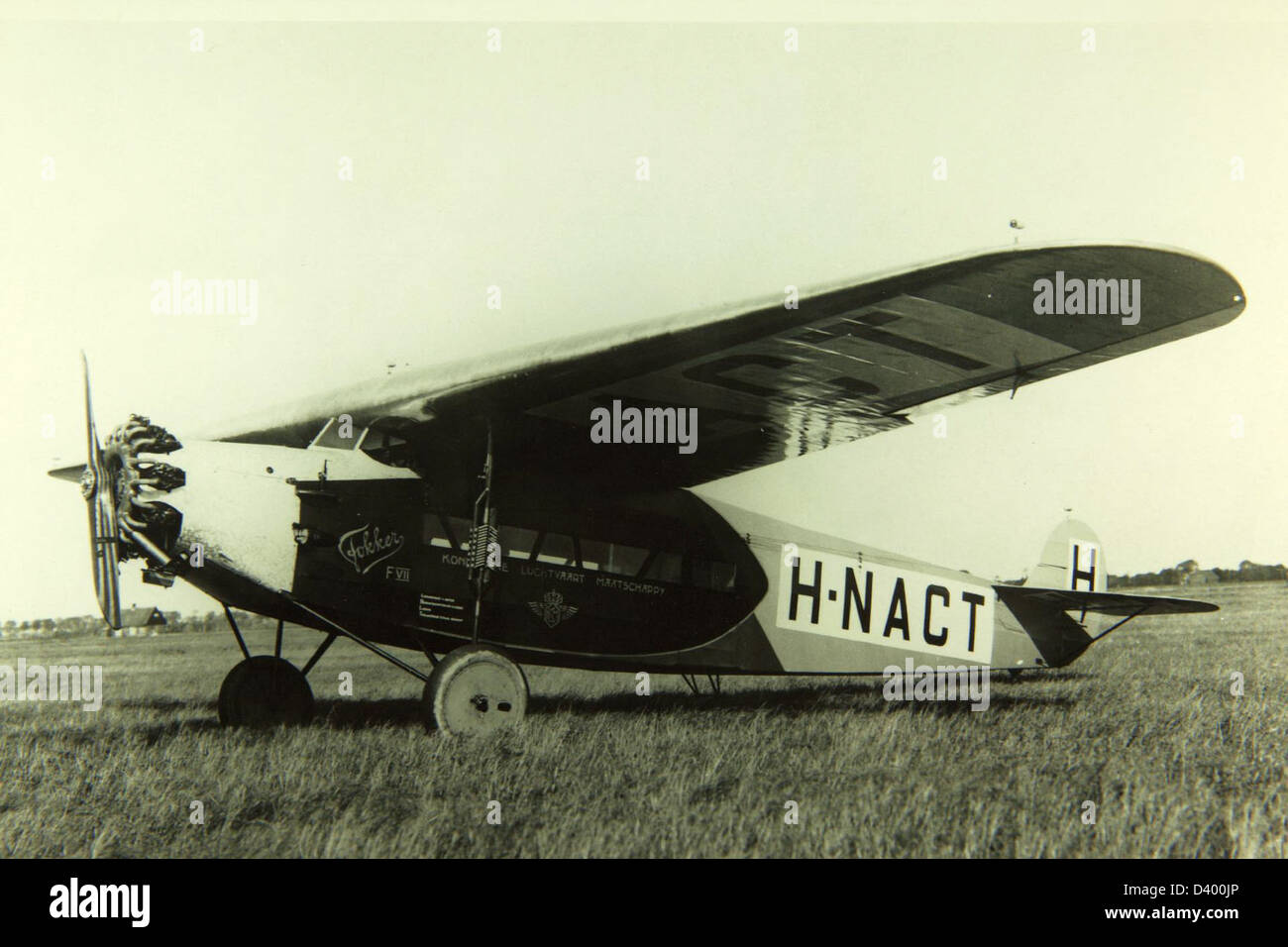 The Fokker F.VII was a monoplane aircraft developed in the 1920s by the ...
