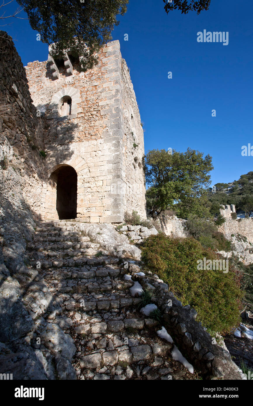 Alaró castle ruins. Mallorca. Spain Stock Photo - Alamy