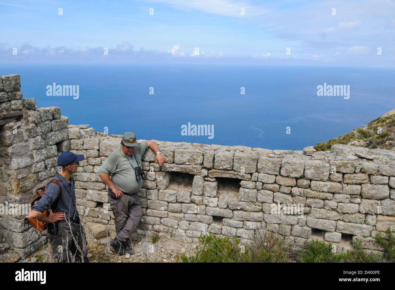 Italy Montecristo Island forest ranger surveillance Tuscan Tuscan ...