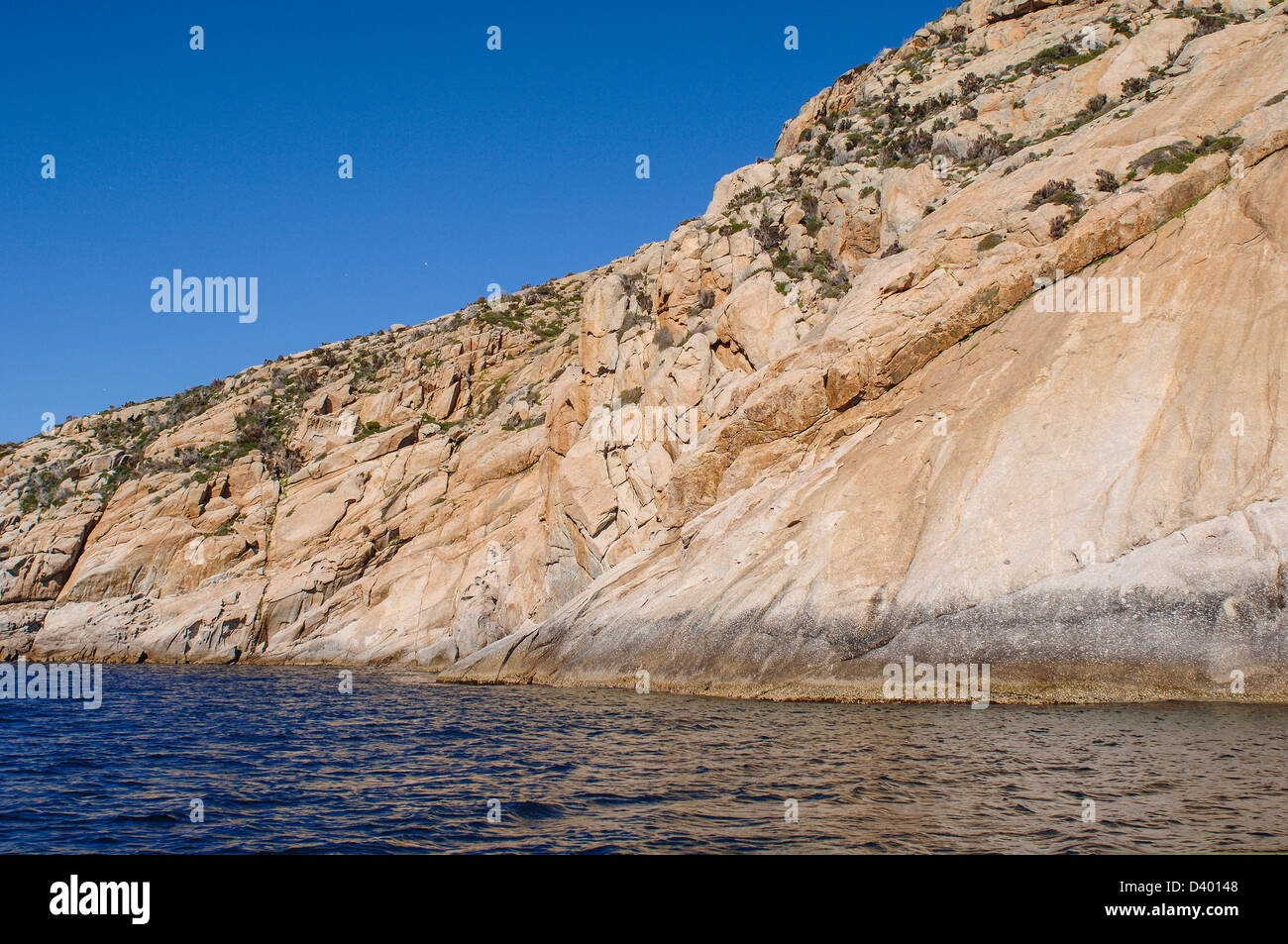 Italy Tuscany Montecristo island cliff Tuscan Archipelago national park ...