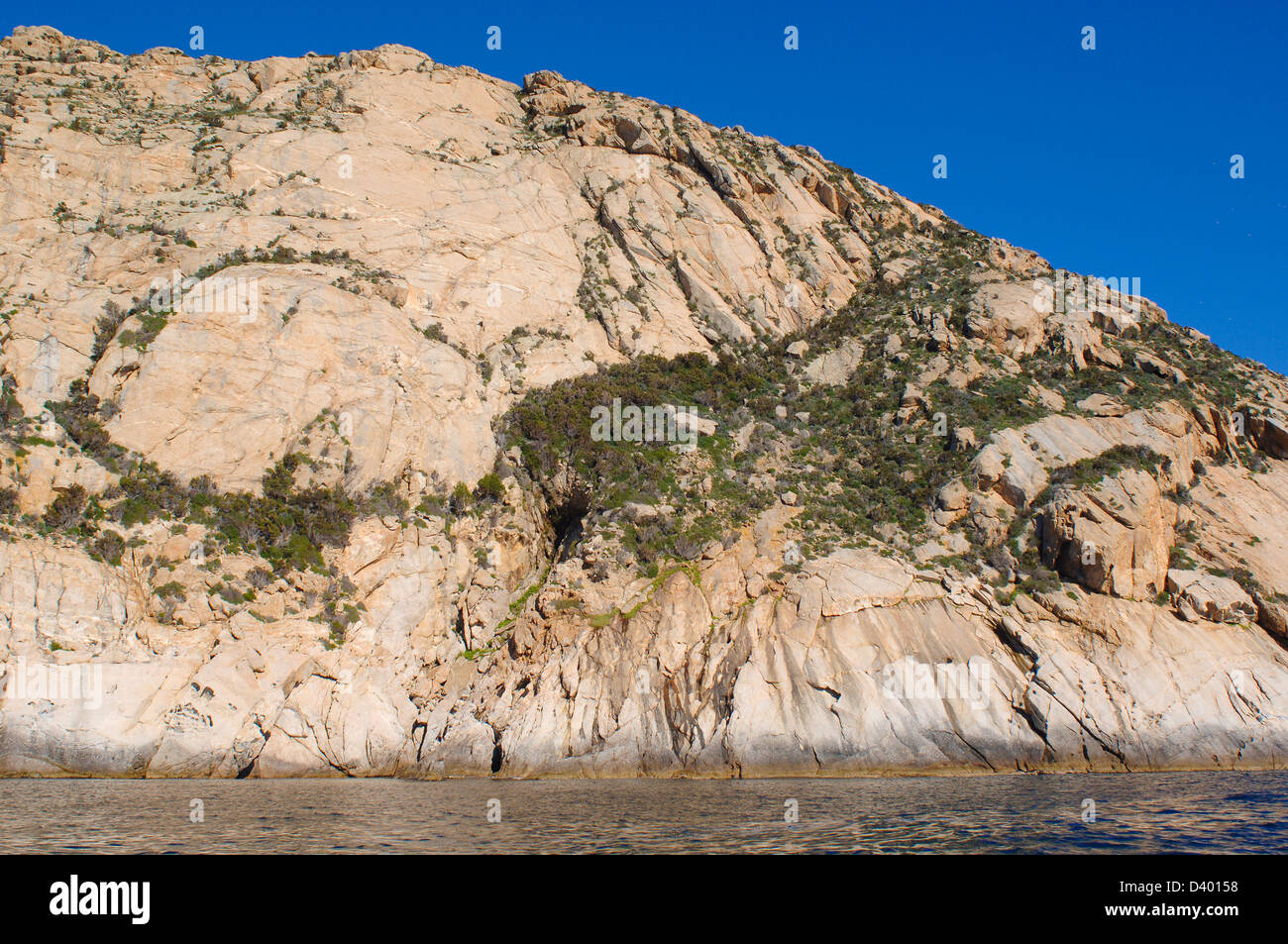 Italy Tuscany Montecristo island cliff Tuscan Archipelago national park ...