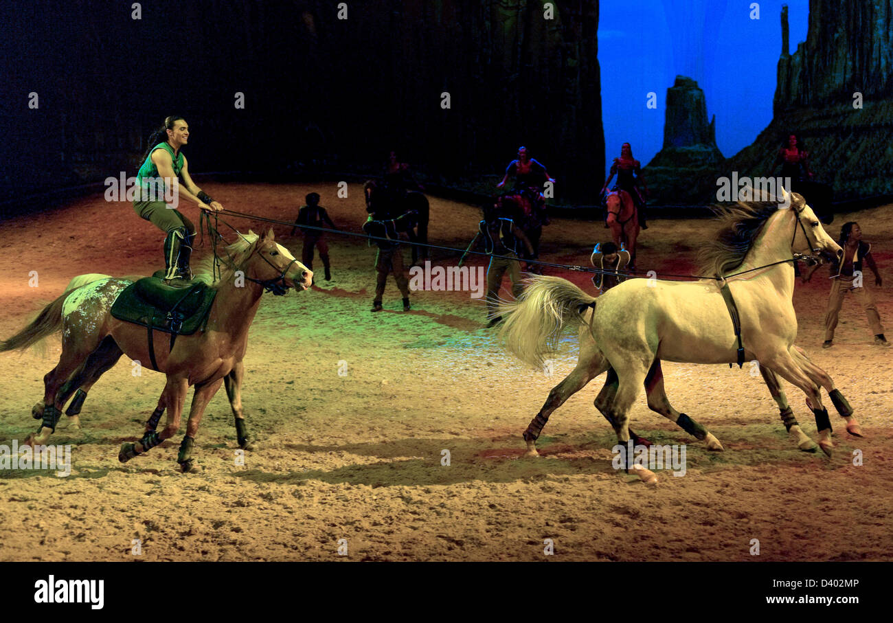 Equestrian acrobatics hi-res stock photography and images - Alamy