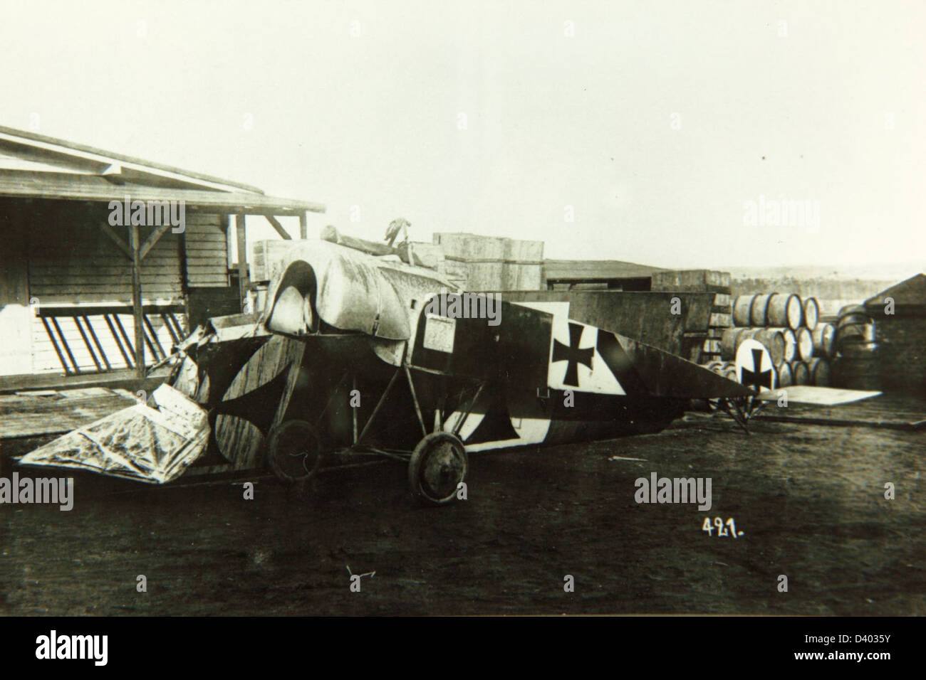 The Fokker E.II was a German single-seat fighter aircraft used during ...