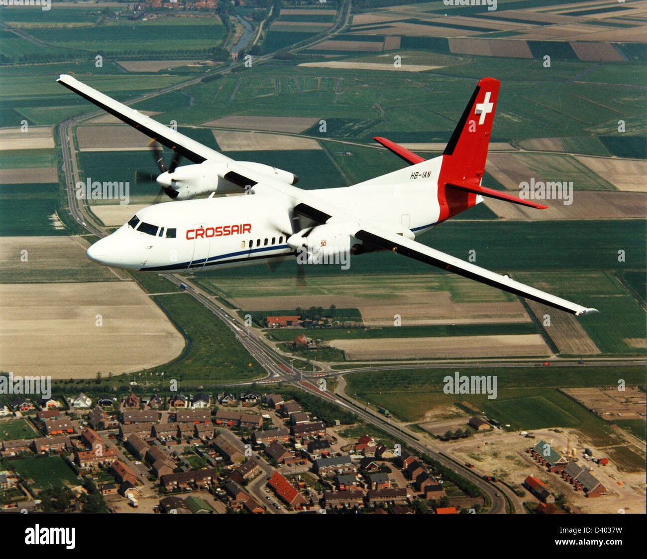 The Fokker 50 is a turboprop airliner developed by Fokker. It is a ...