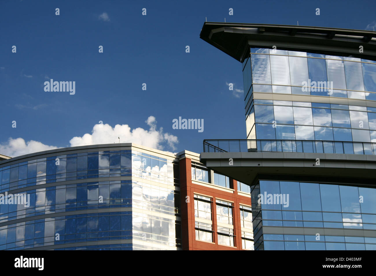 Glass office buildings at RadioShack (Tandy) Corporate Headquarters in ...