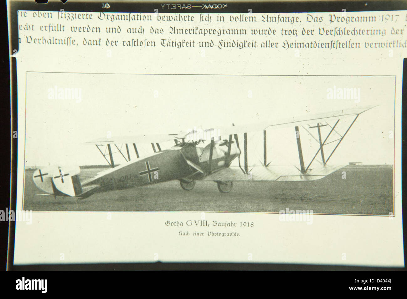 The Gotha GL.VIII was a German World War I bomber aircraft, notable for ...