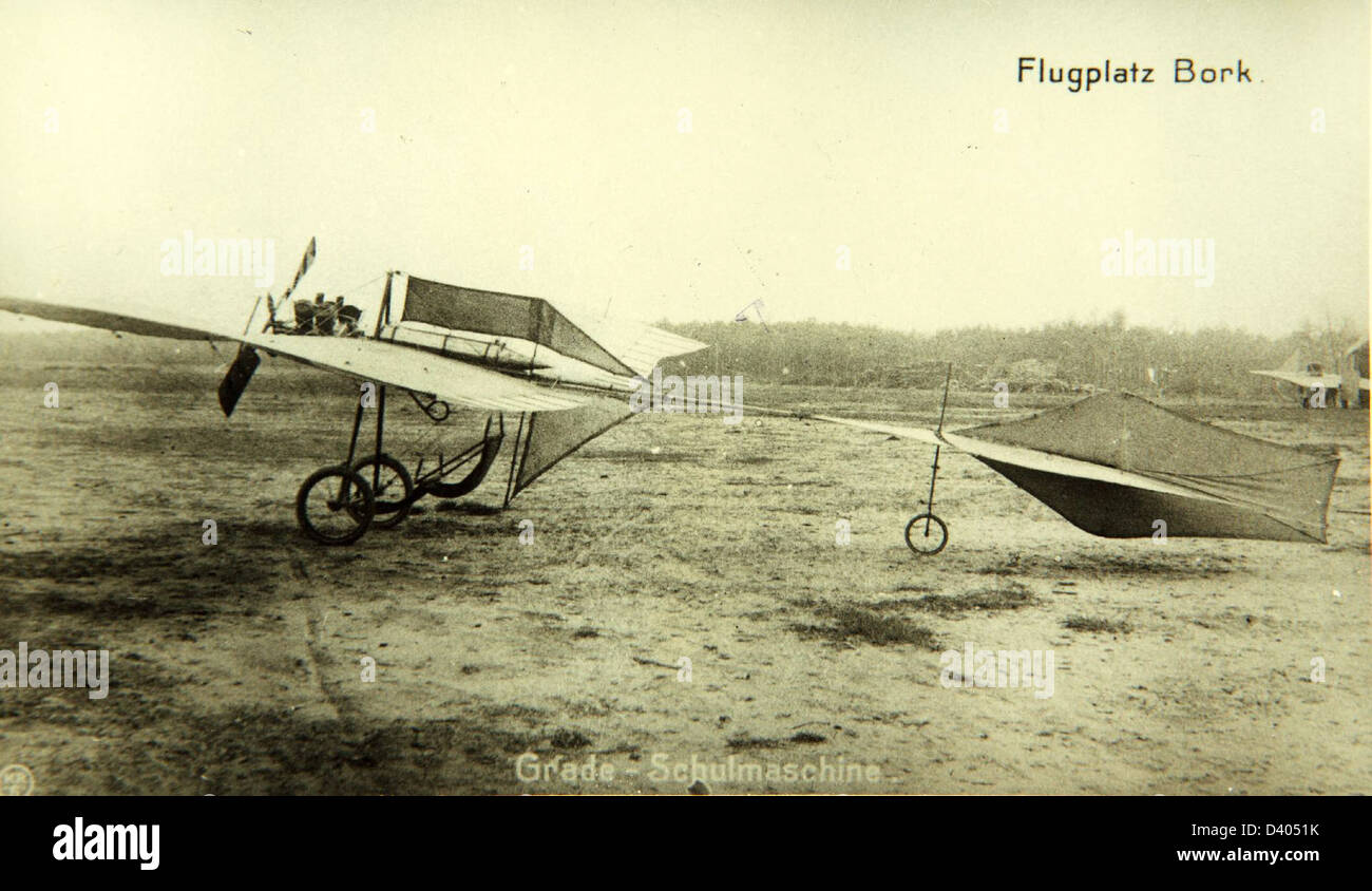 Hans Grade's 1911 monoplane was an early German aircraft developed for ...