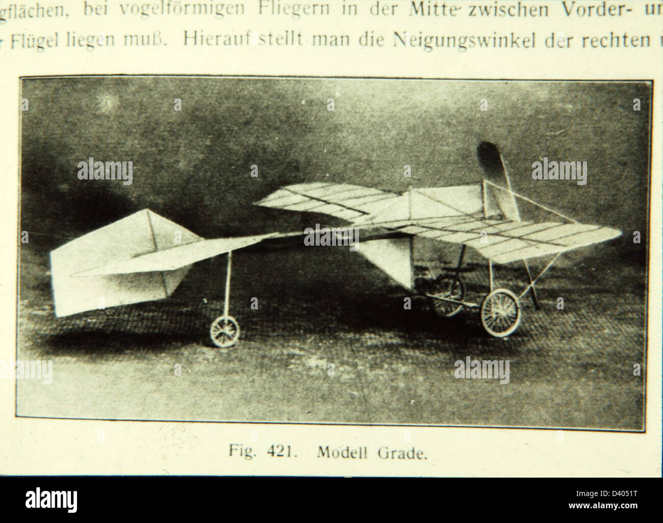 Hans Grade's 1911 Monoplane was an early German aircraft design. Known ...