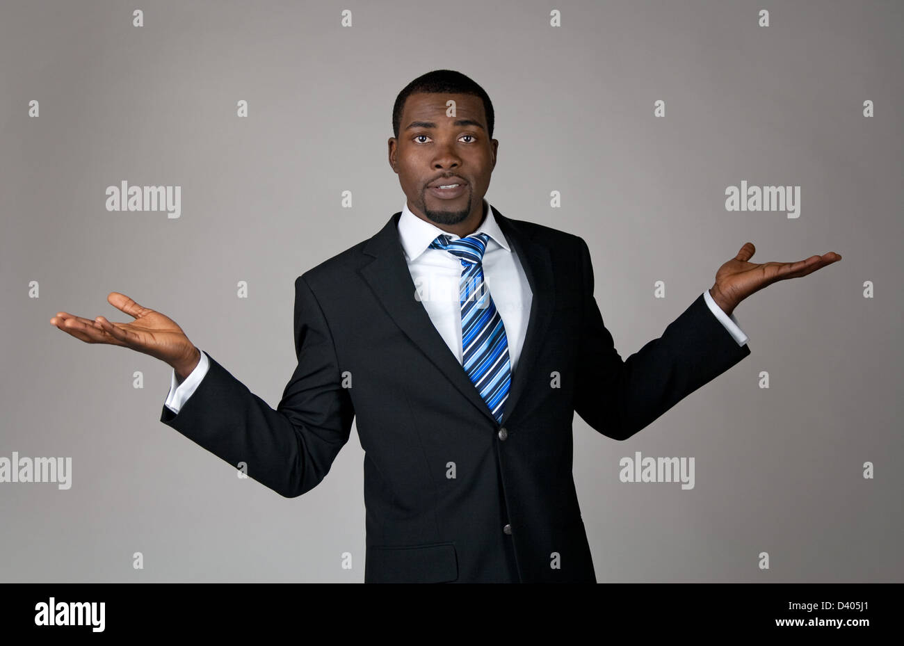 African man puzzled look hi-res stock photography and images - Alamy