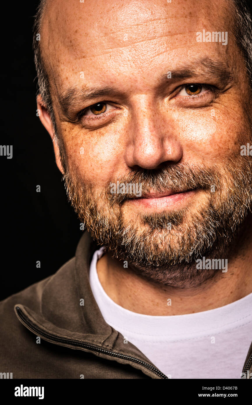 Unshaven attractive hi-res stock photography and images - Alamy