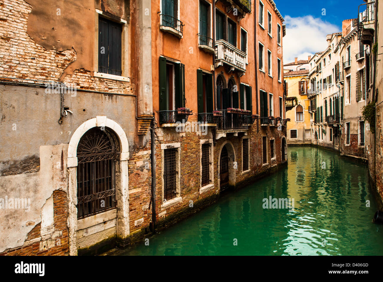 Channel In Venice Stock Photo - Alamy