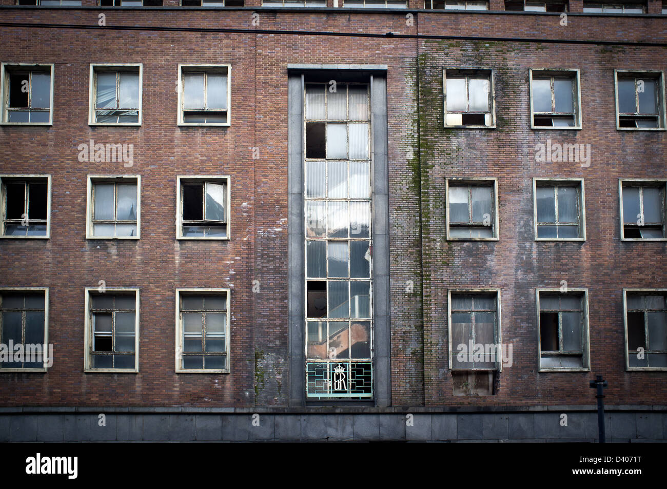 Derelict building in Manchester Stock Photo - Alamy