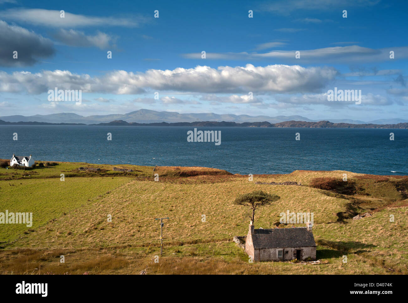 View of Raasay across Loch Carron, Scotland Stock Photo - Alamy