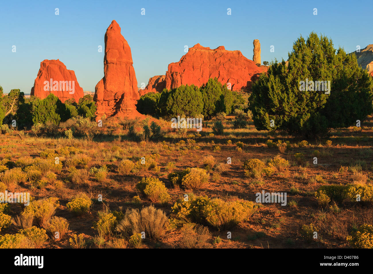 Distinctive landscape formation known as Kodachrome Basin State Park ...