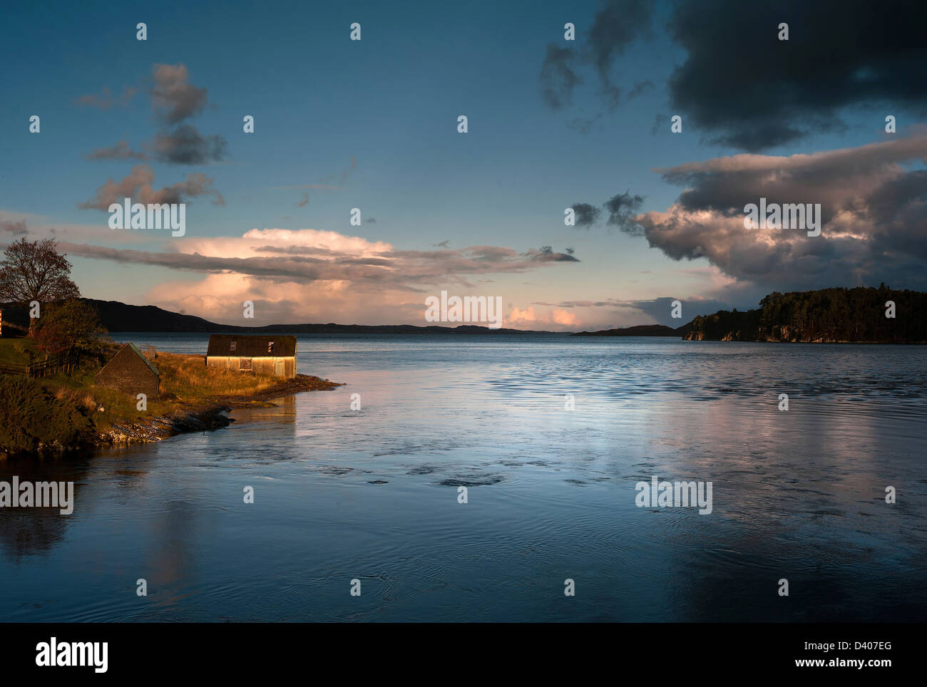 View of Loch Ewe from Poolewe Stock Photo - Alamy