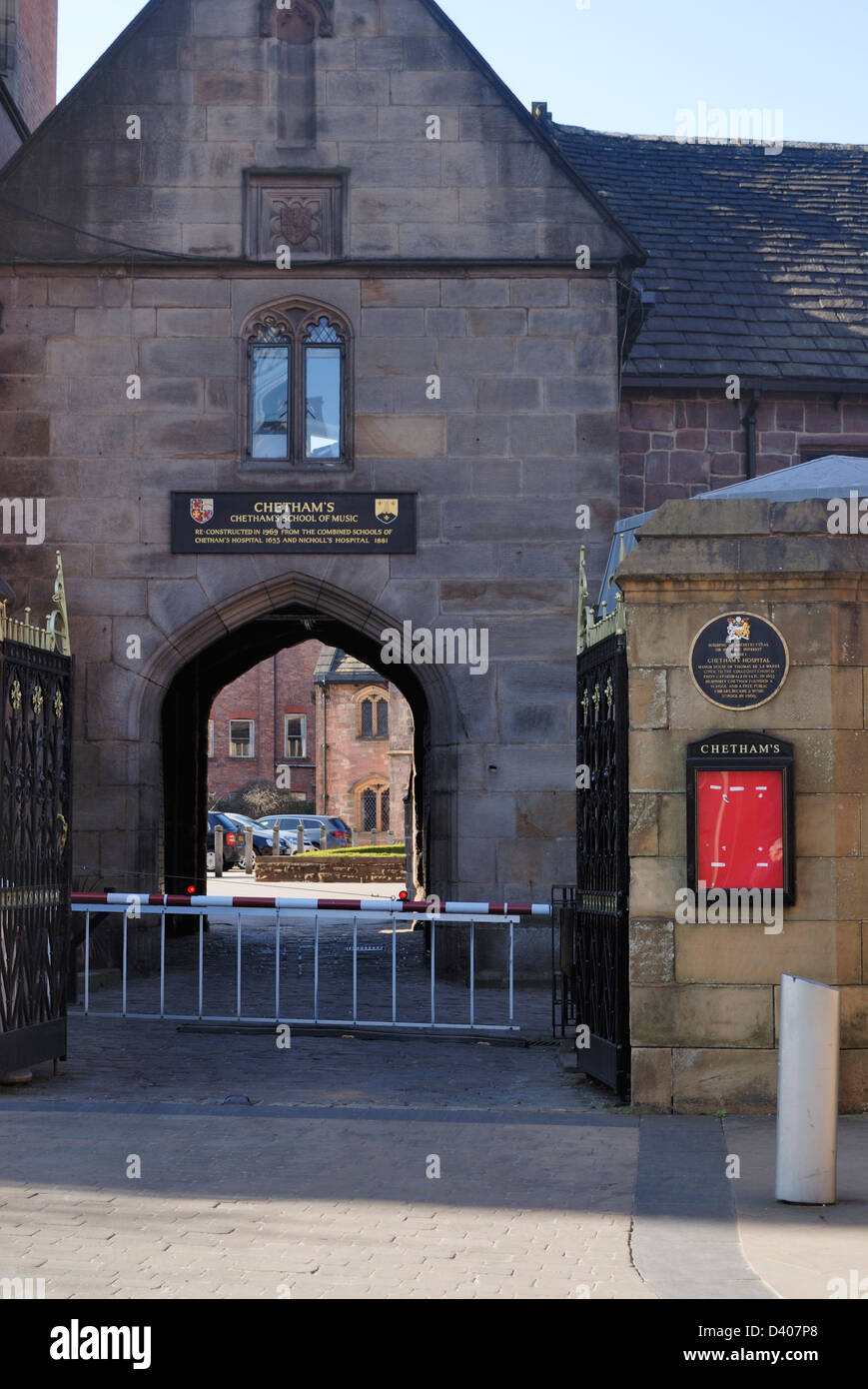 Chetham School of Music & Chetham Library, Manchester Stock Photo - Alamy