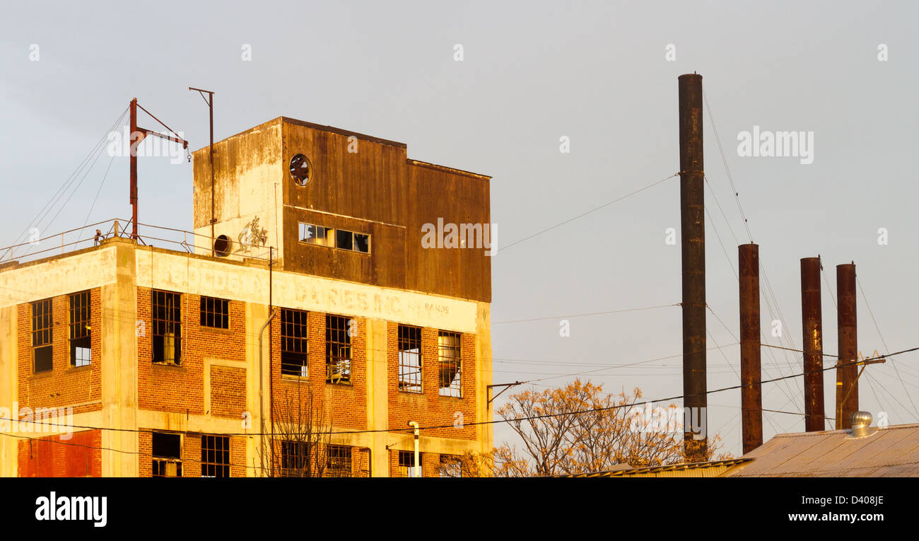Abandoned dairy factory hi-res stock photography and images - Alamy