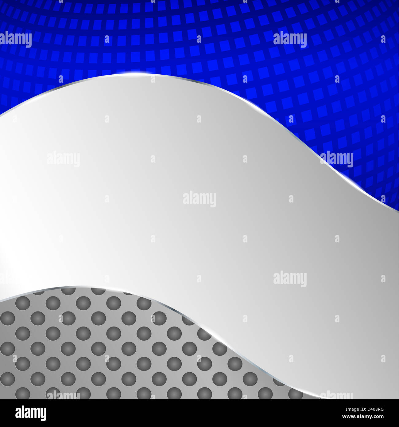 Abstract metallic background with blue element Stock Photo - Alamy