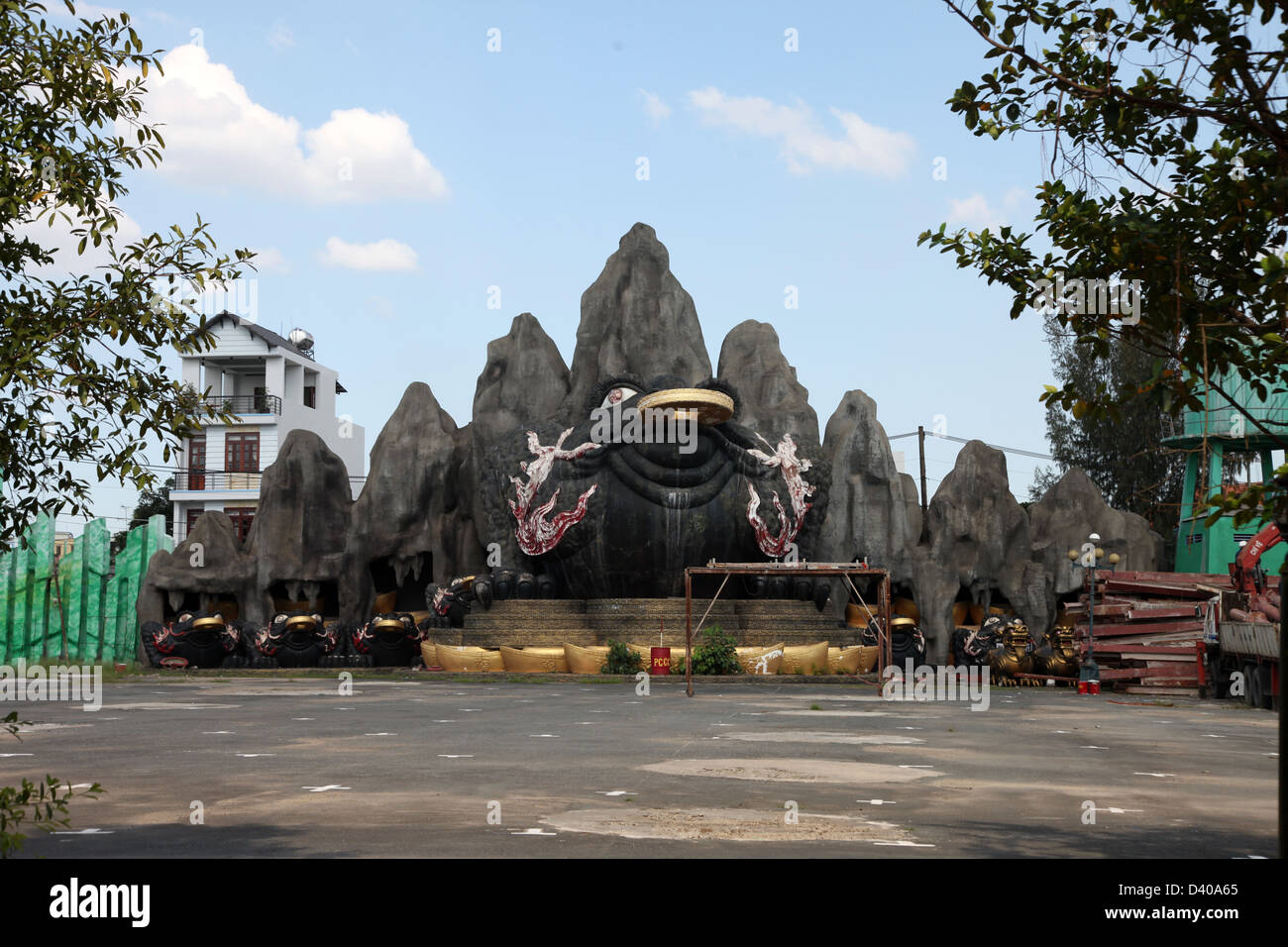It's a photo of an entertainment park in the suburbs of Saigon or Ho ...