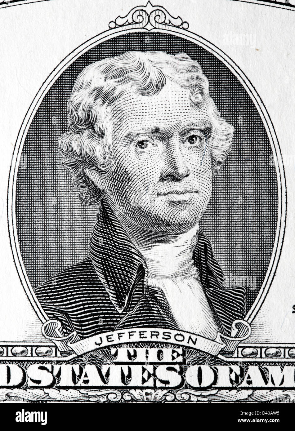 Thomas jefferson illustration hi-res stock photography and images - Alamy