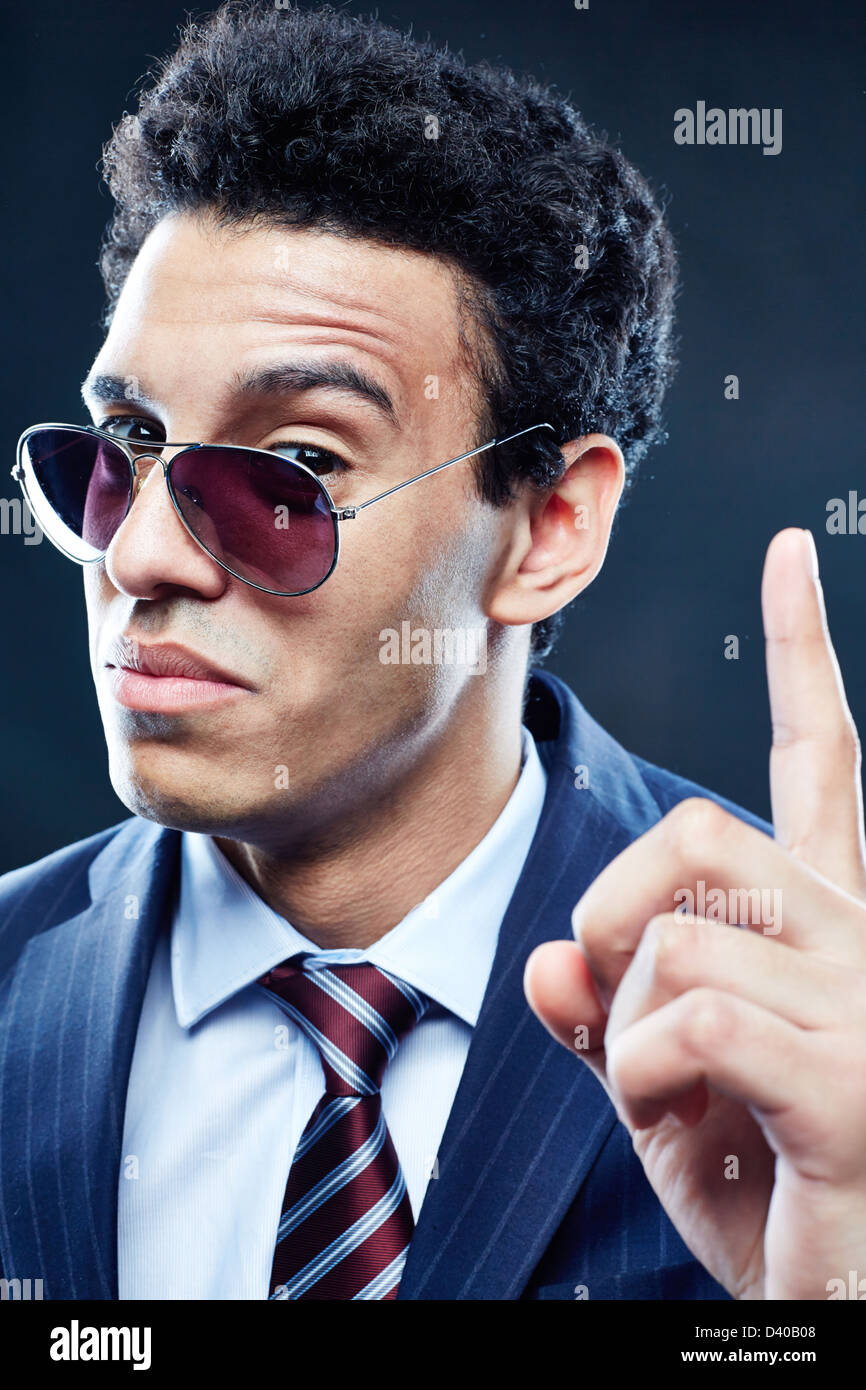 Man looking upwards confident hi-res stock photography and images - Alamy