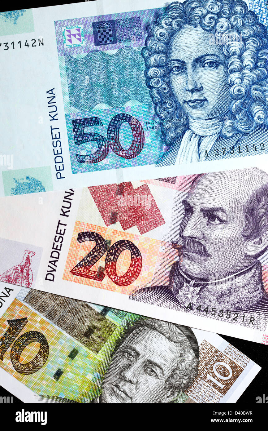 Banknotes of croatia hi-res stock photography and images - Alamy