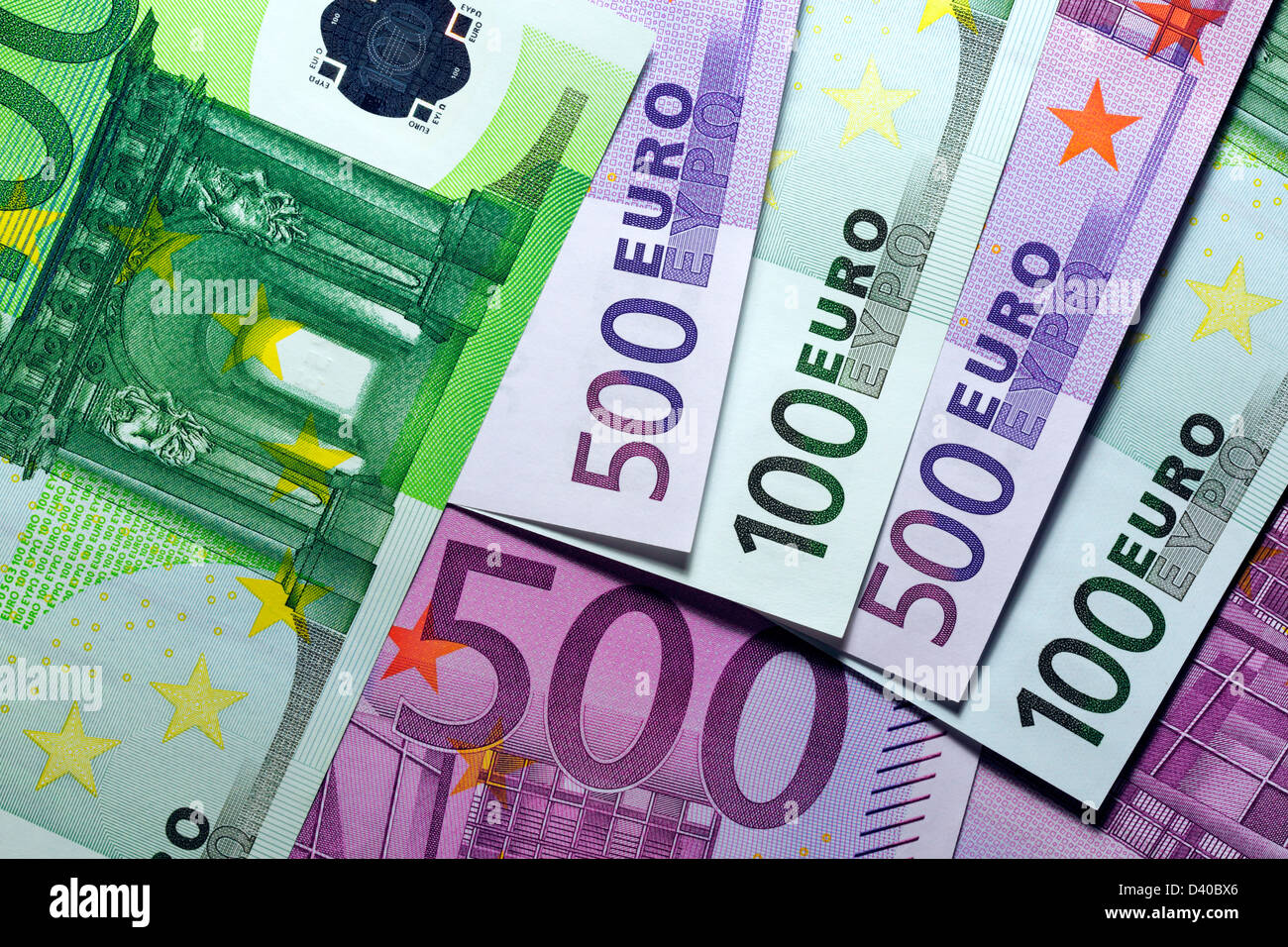 100 euro note 500 euro note 2002 hi-res stock photography and images ...