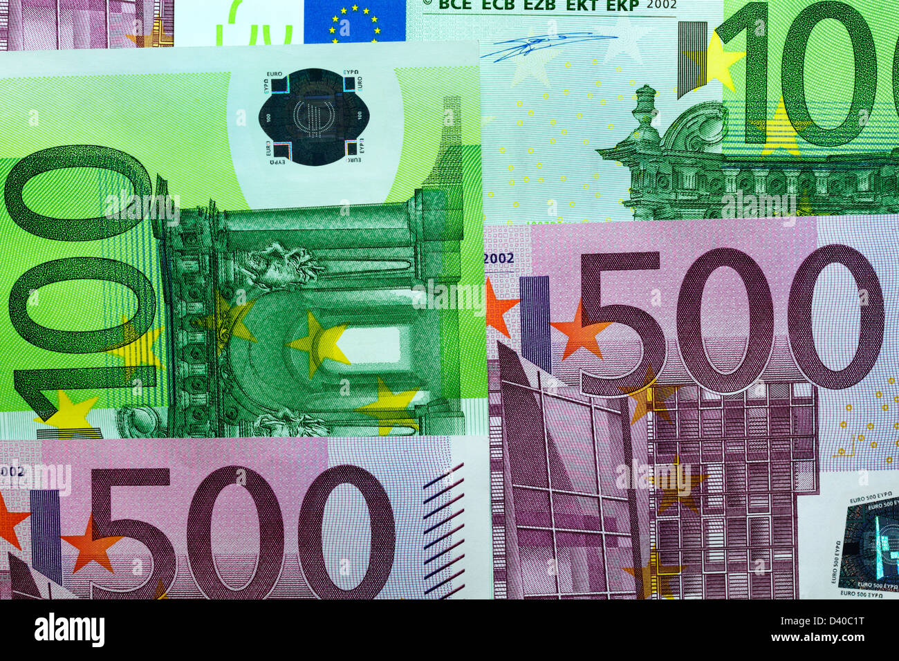 European 100 euro bank note hi-res stock photography and images - Alamy