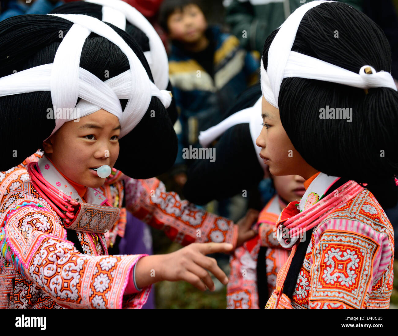 Long horn miao tribe hi-res stock photography and images - Alamy