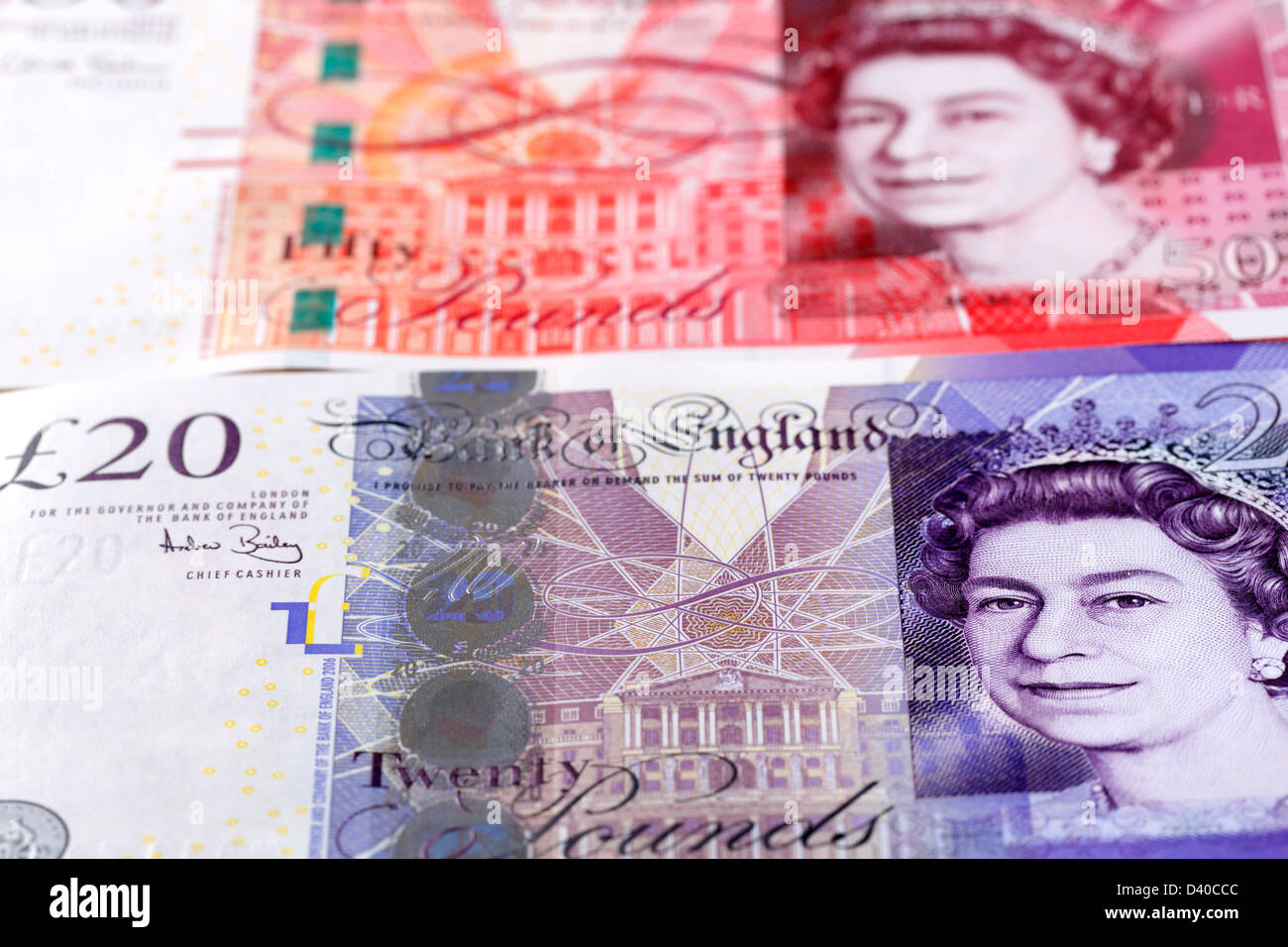 British uk 20 pound notes hi-res stock photography and images - Alamy