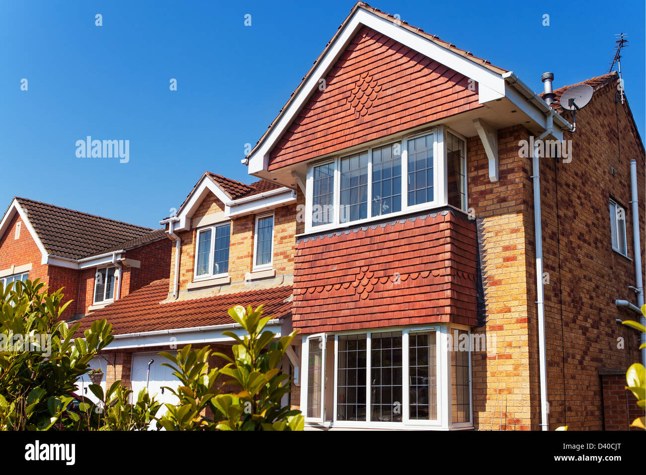 Modern new houses Stock Photo - Alamy