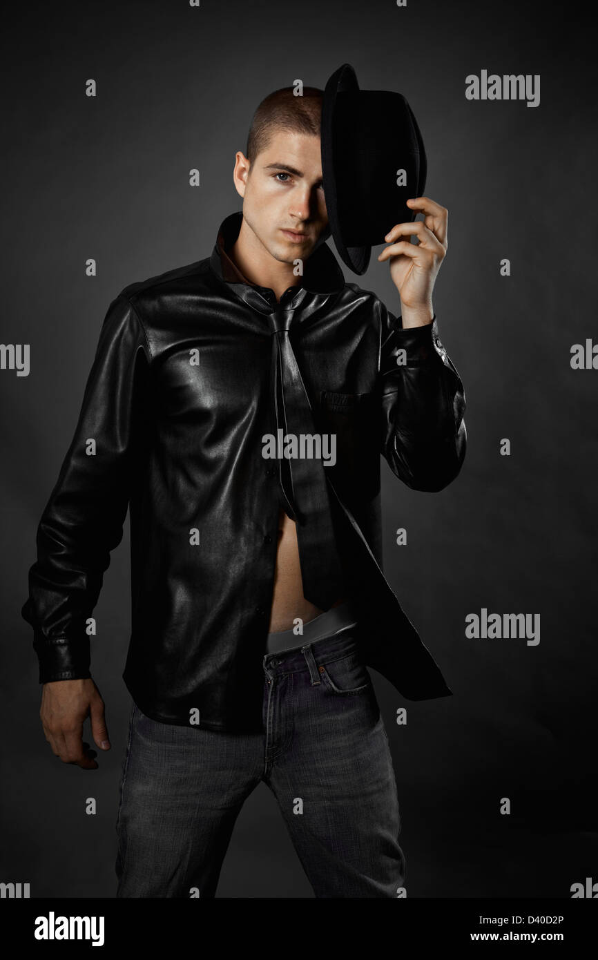 Black calfskin hi-res stock photography and images - Alamy