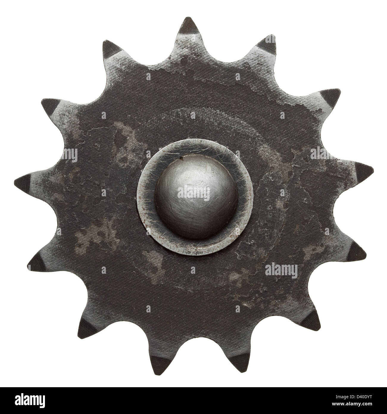 Machine gear, metal cogwheel. Isolated on white Stock Photo - Alamy