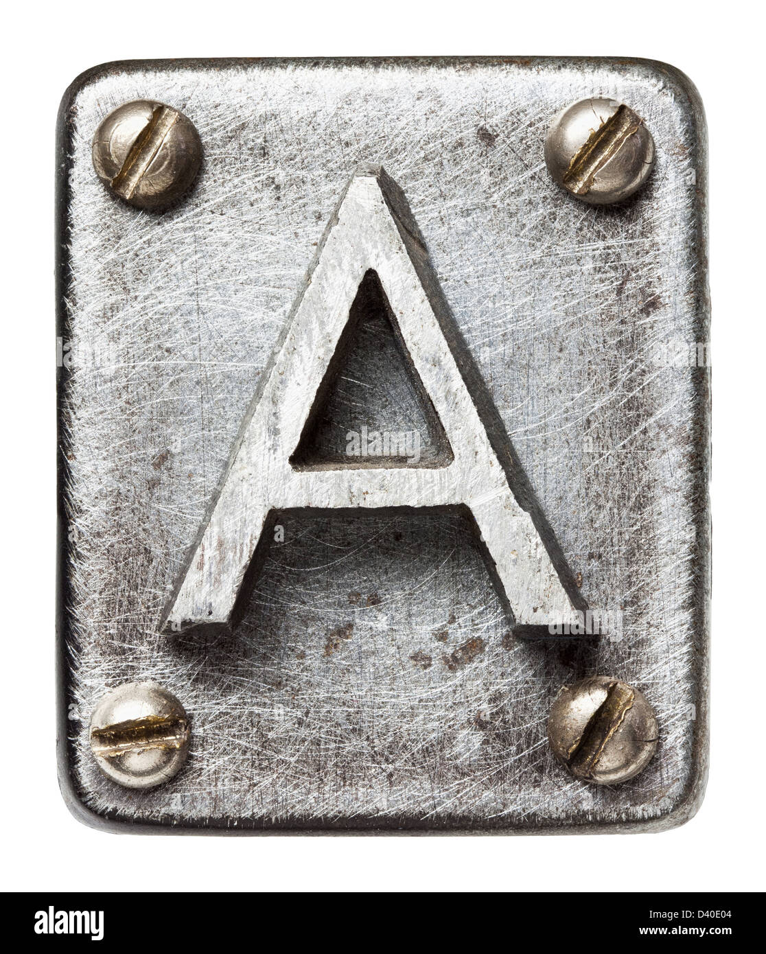 Typewriter letter a Cut Out Stock Images & Pictures - Alamy