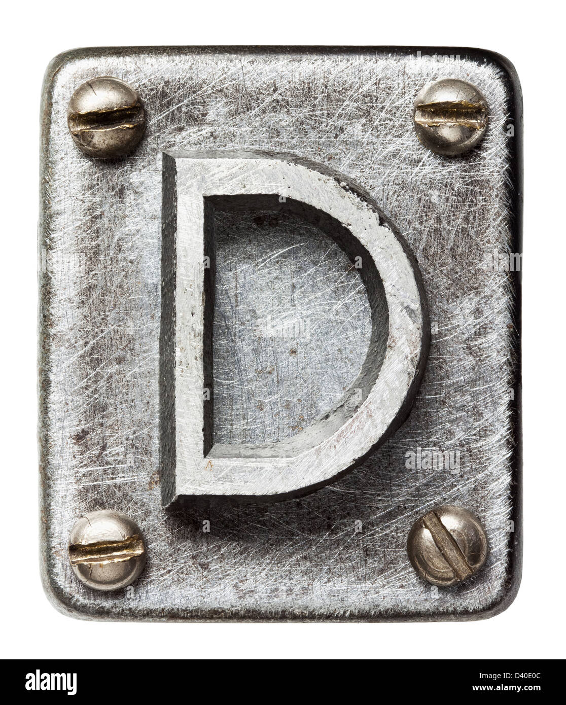 Alphabet letter d vintage hi-res stock photography and images - Alamy