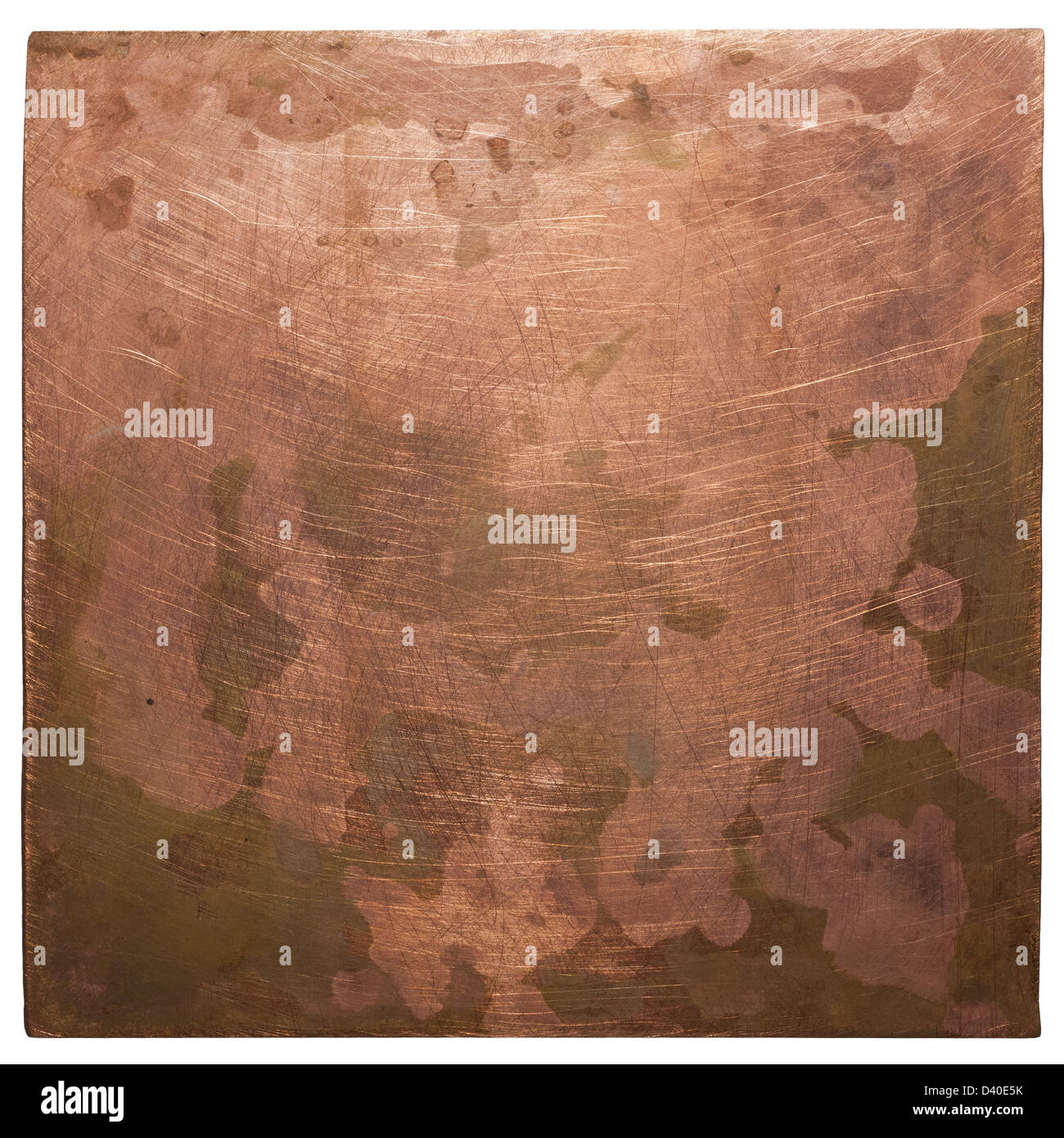 Copper plate texture, old metal background Stock Photo - Alamy