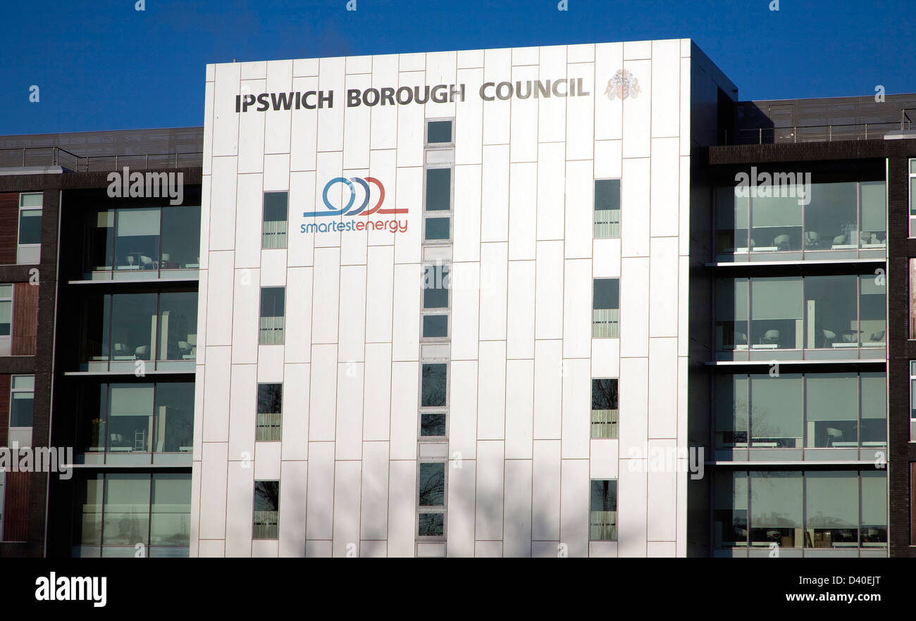 Administrative headquarters building for borough council, Ipswich ...