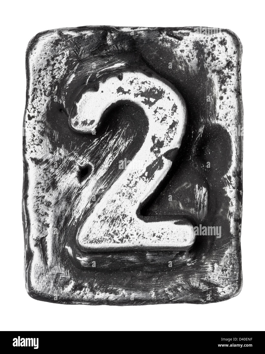 Dirty number plate Cut Out Stock Images & Pictures - Alamy