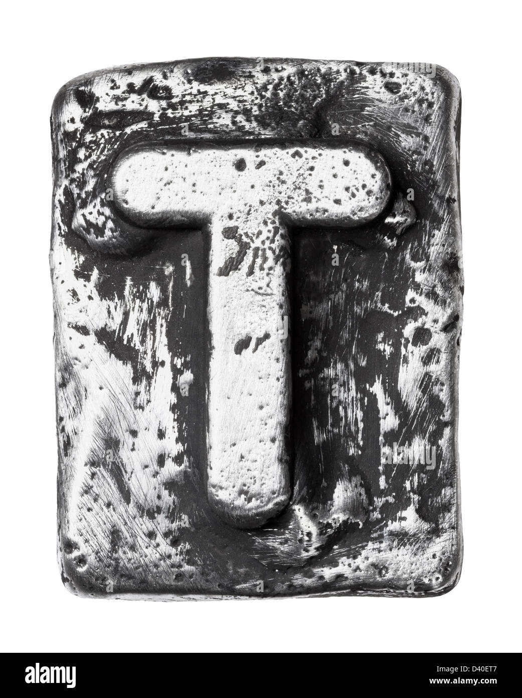 T letter press hi-res stock photography and images - Alamy