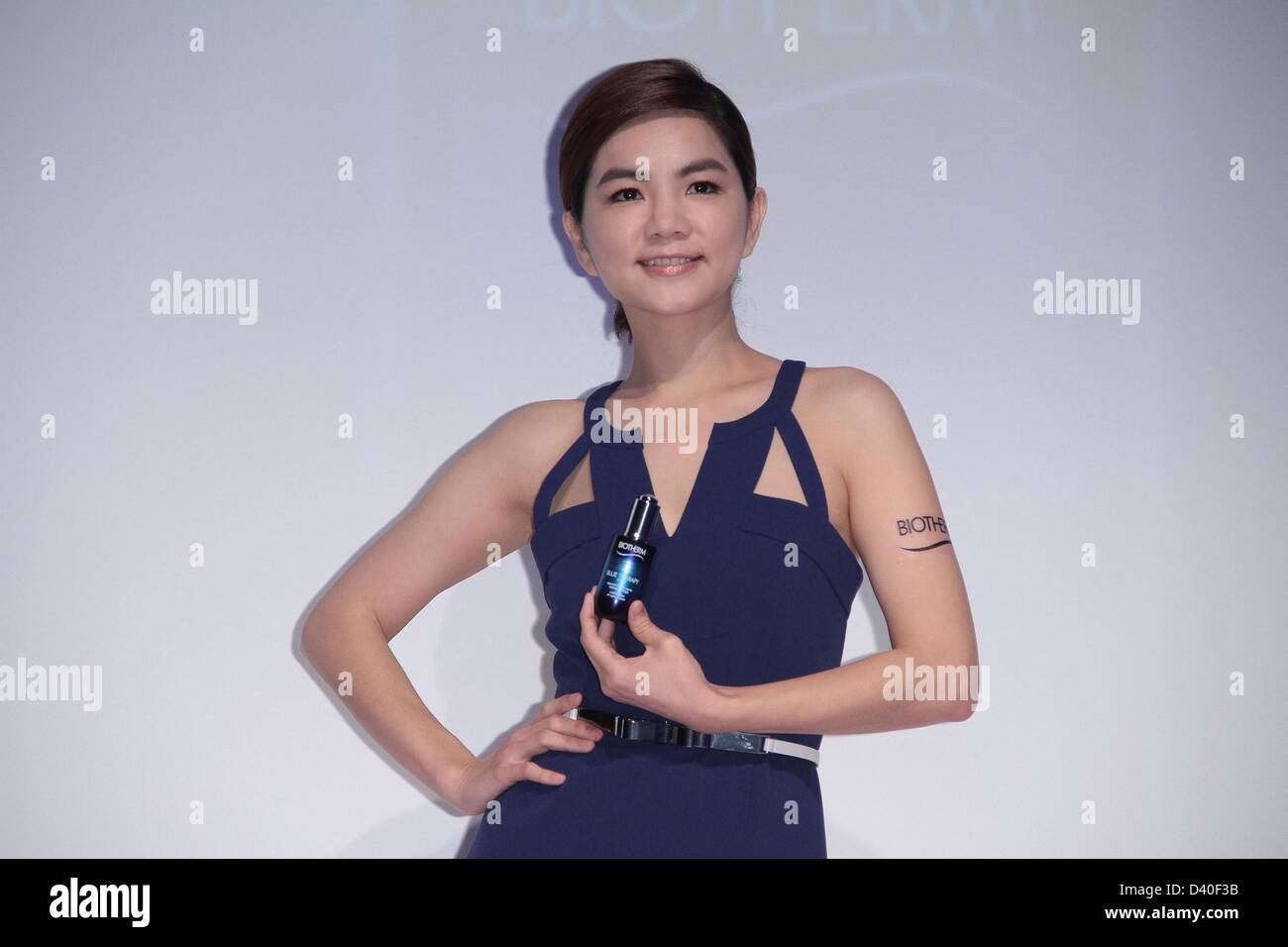 Taipei, Taiwan, China. 27th February 2013. Ella, member of girl group S ...