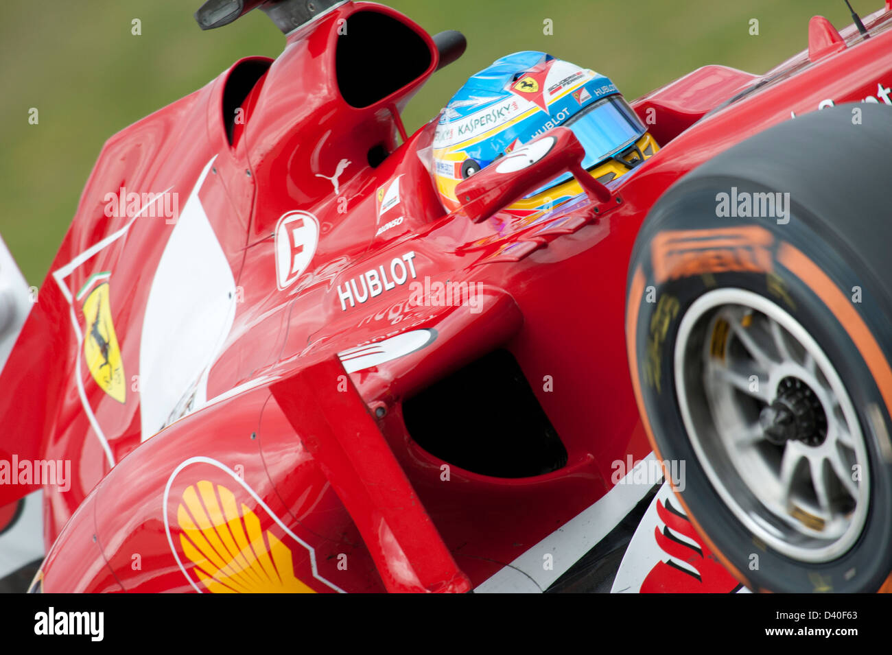 Fernando Alonso (SPA), Ferrari F138, Formula 1 testing sessions ...