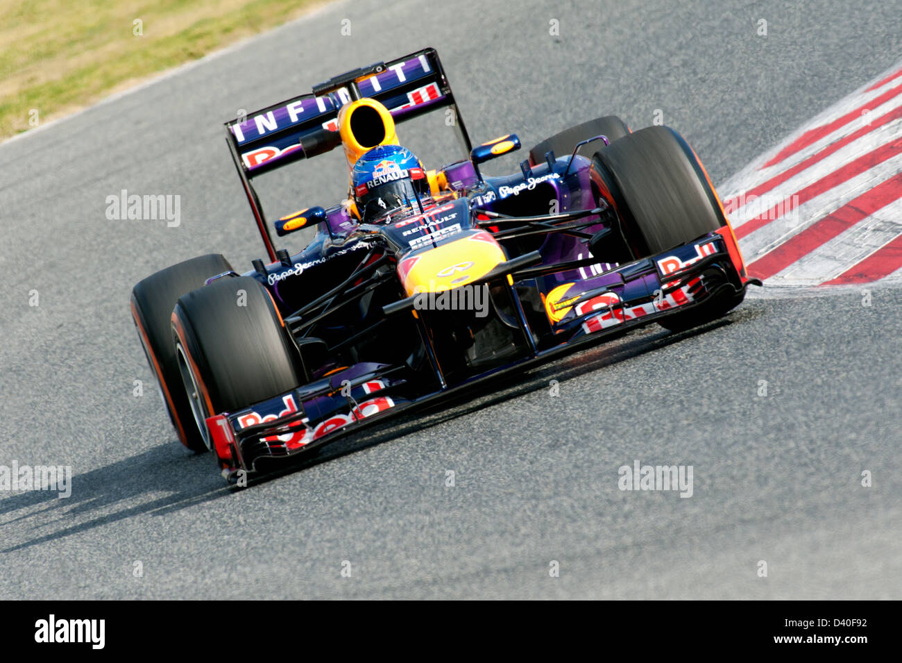 Sebastian Vettel (GER), Red Bull Racing Renault RB9, Formula 1 testing ...