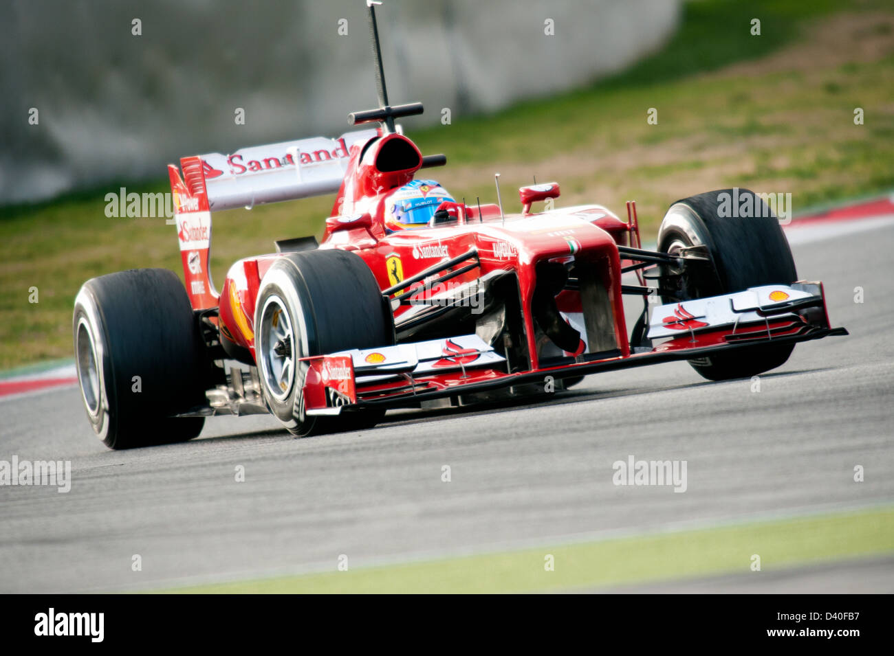 Fernando Alonso (SPA), Ferrari F138, Formula 1 testing sessions ...