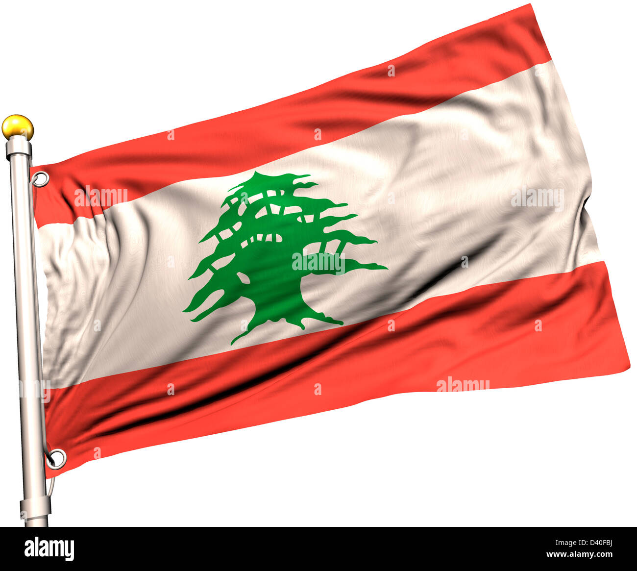 Lebanon flag hi-res stock photography and images - Alamy