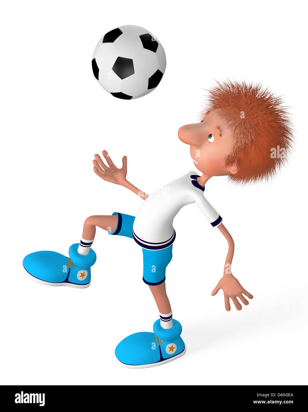 the football player on training. training beginning Stock Photo - Alamy