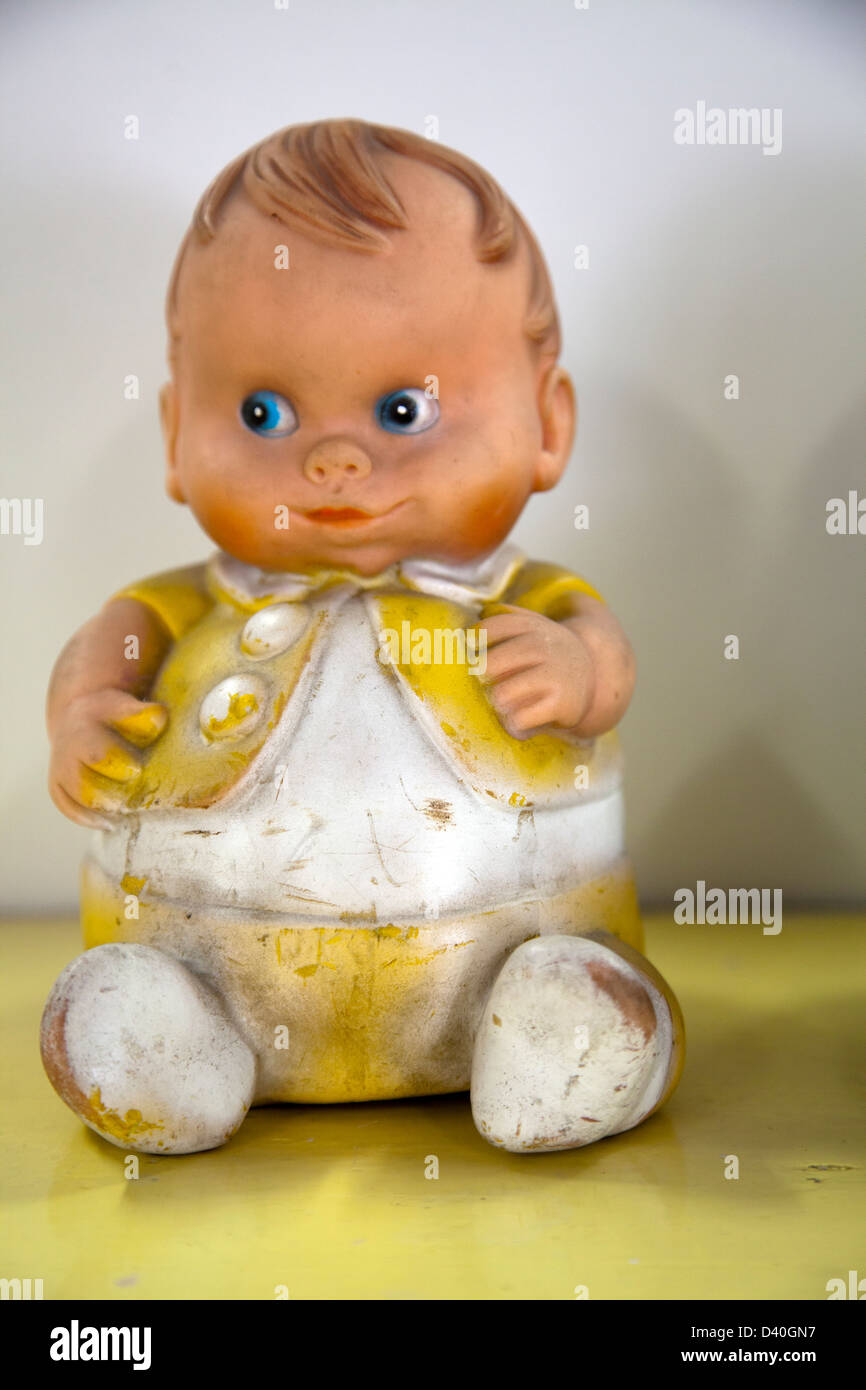Vintage Plastic Baby Doll Stock Photo - Alamy