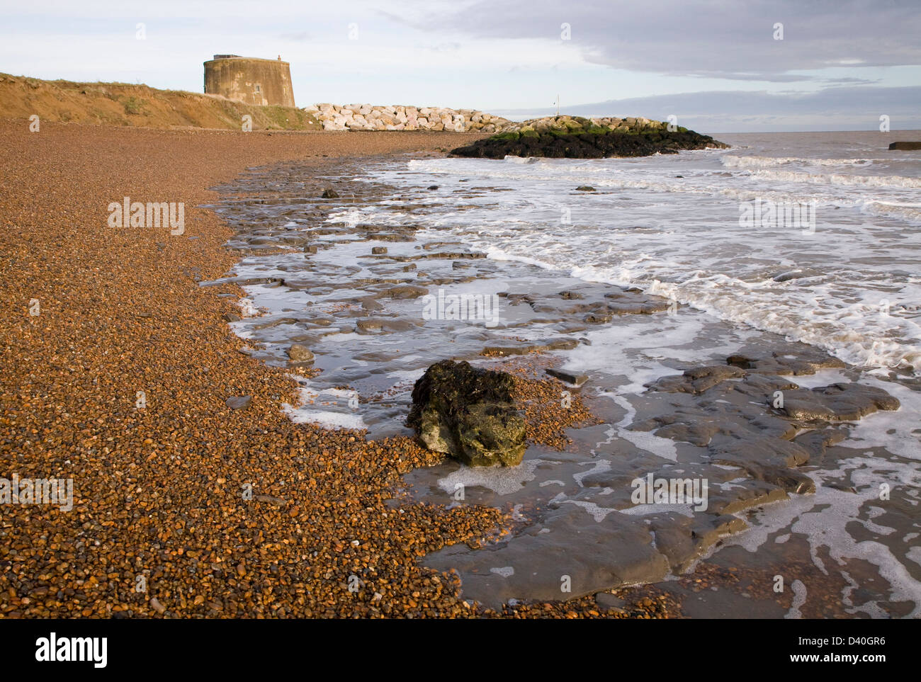 Martello Tower London Clay Wave Cut Platform High Resolution Stock ...
