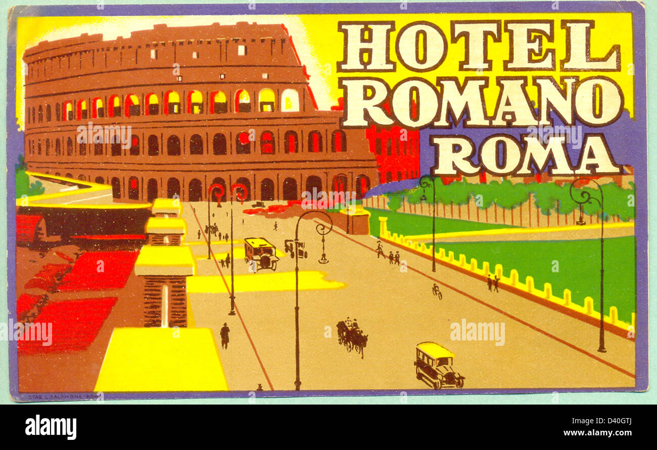 Rome 1920s hi-res stock photography and images - Alamy