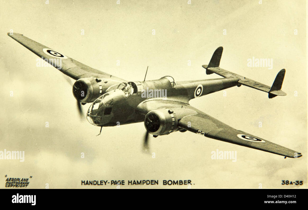 The Handley Page H.P. 52 Hampden was a British twin-engine bomber used ...