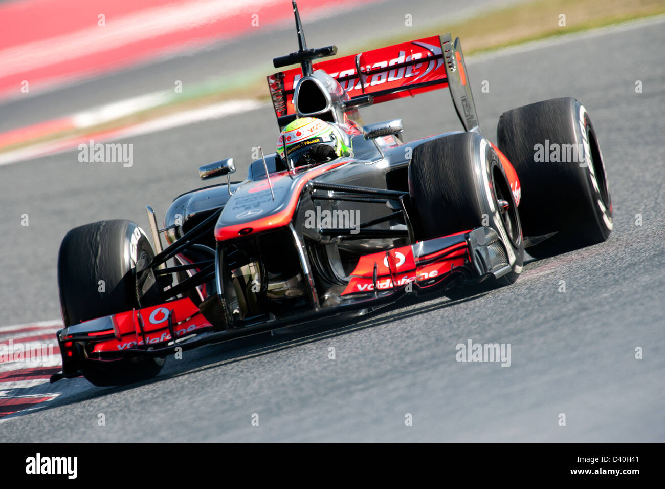 Sergio Perez (MEX), McLaren-Mercedes MP4-28, Formula 1 testing sessions ...
